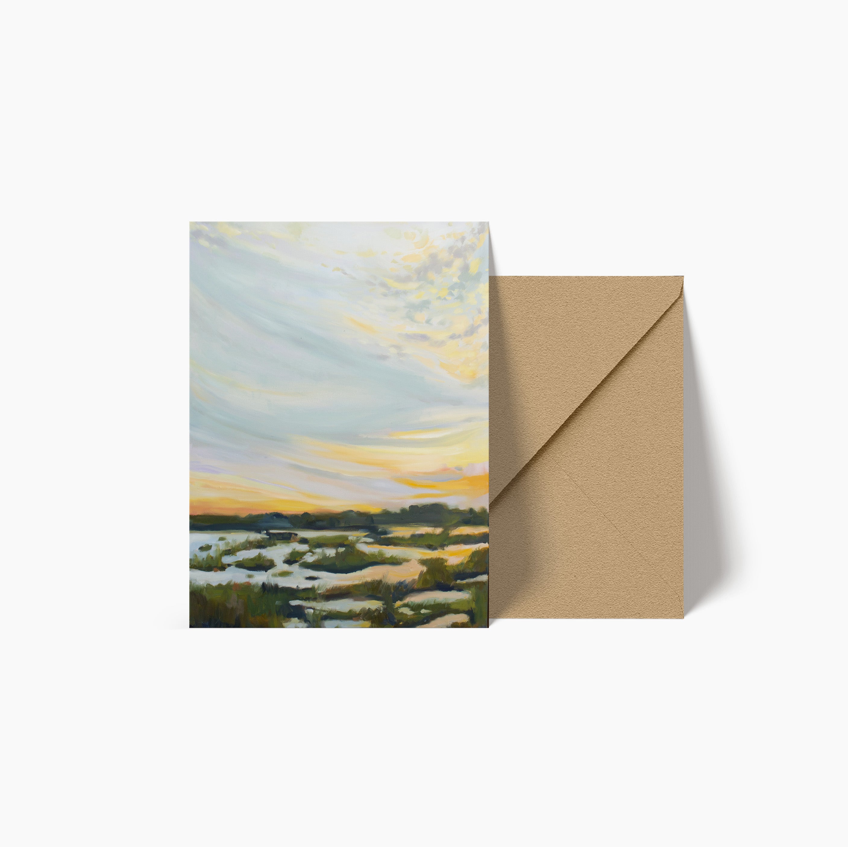 Marsh at Dawn Note Card – Jenna Fine Art Studio