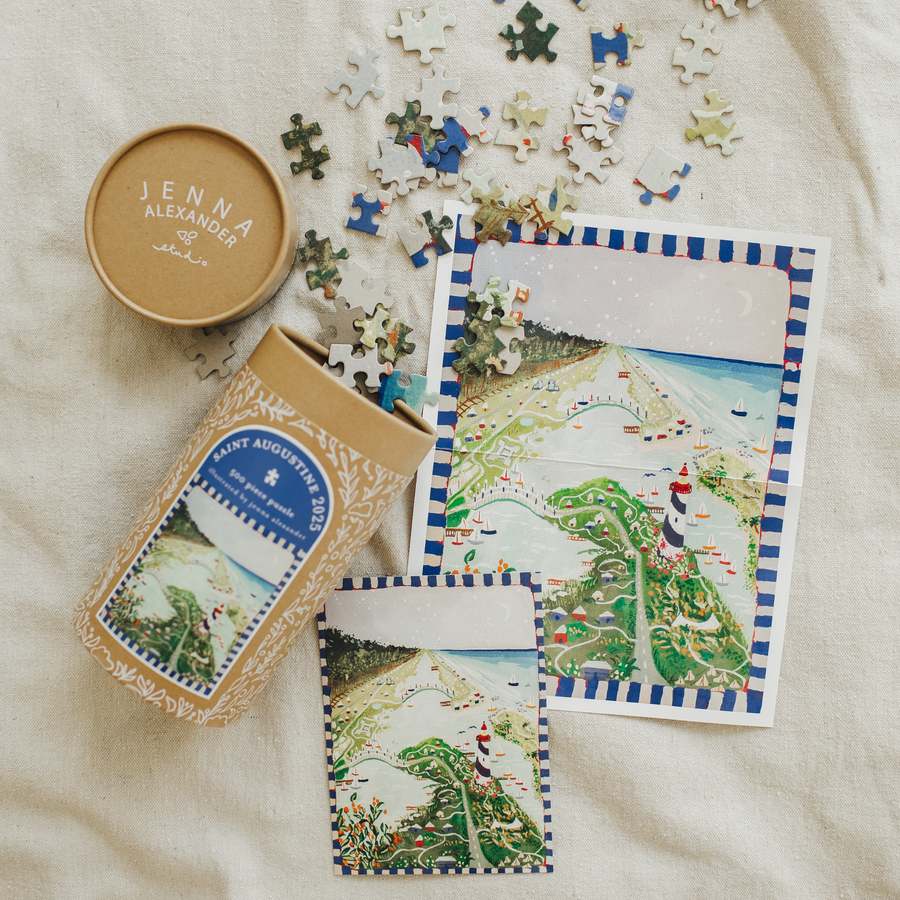 2025 Saint Augustine Puzzle – Jenna Fine Art Studio